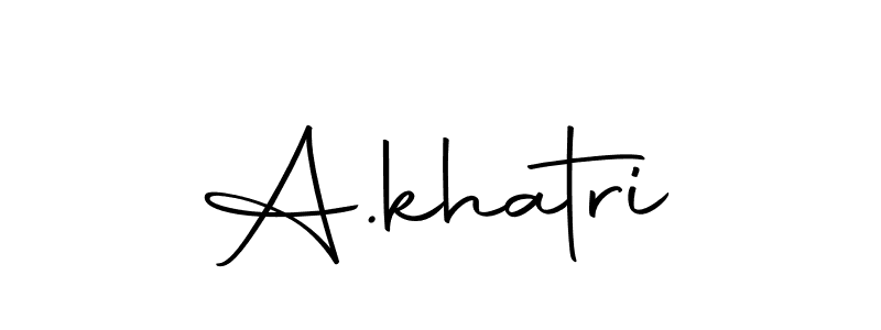 92+ A.khatri Name Signature Style Ideas | Unique Electronic Sign
