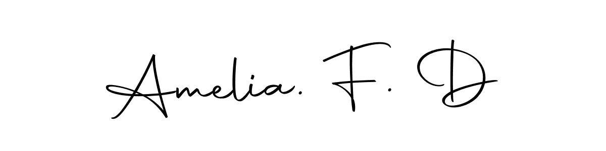 96+ Amelia. F. D Name Signature Style Ideas | Superb eSignature