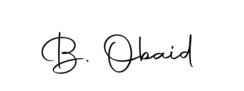 86+ B. Obaid Name Signature Style Ideas | Unique Autograph
