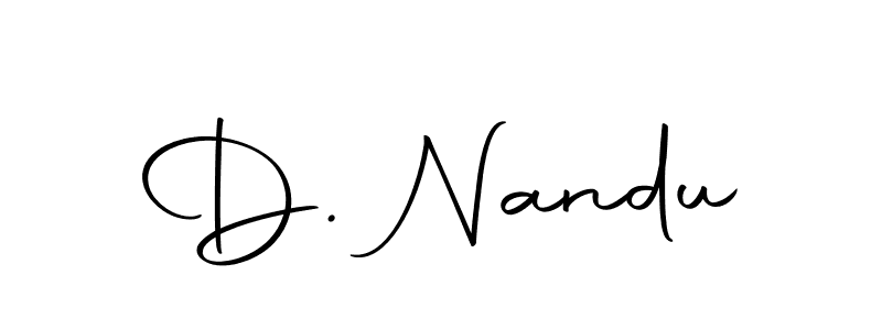 94+ D. Nandu Name Signature Style Ideas | Excellent Electronic Signatures