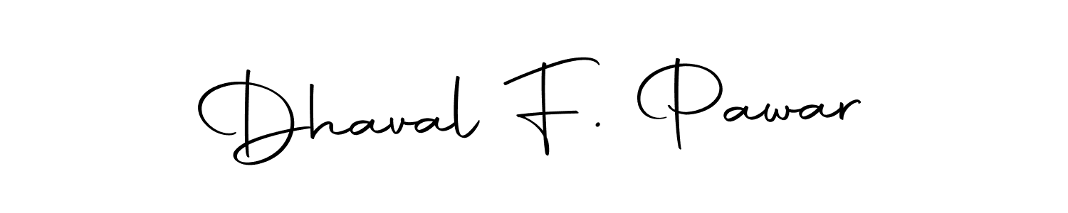 100+ Dhaval F. Pawar Name Signature Style Ideas | Unique Electronic Sign
