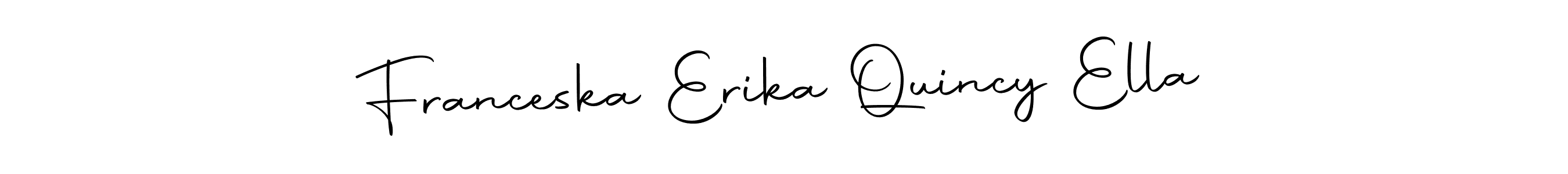 82+ Franceska Erika Quincy Ella Name Signature Style Ideas | Amazing ...