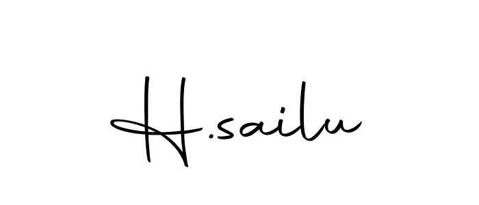 85+ H.sailu Name Signature Style Ideas | Awesome eSignature