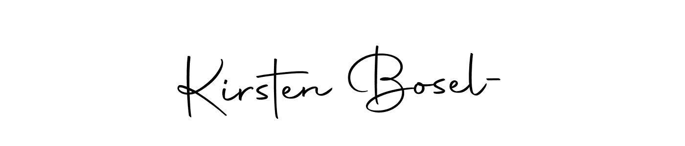 97+ Kirsten Bosel- Name Signature Style Ideas | Creative E-Signature