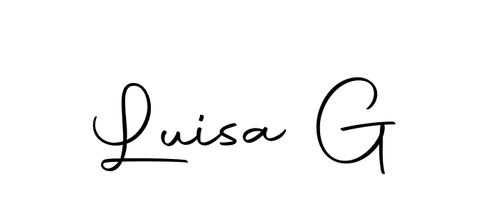 74+ Luisa G Name Signature Style Ideas | Amazing Digital Signature