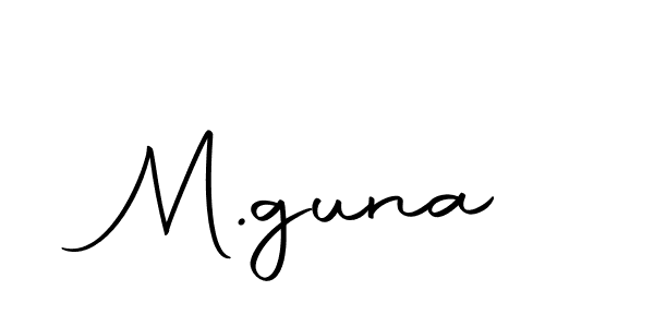 85+ M.guna Name Signature Style Ideas | Cool Online Autograph