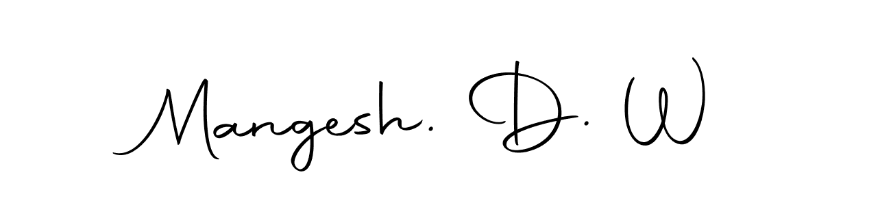 86+ Mangesh. D. W Name Signature Style Ideas | Amazing Name Signature