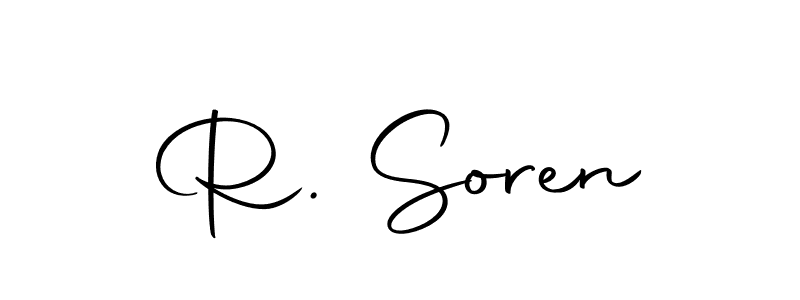 95+ R. Soren Name Signature Style Ideas | Amazing Electronic Sign