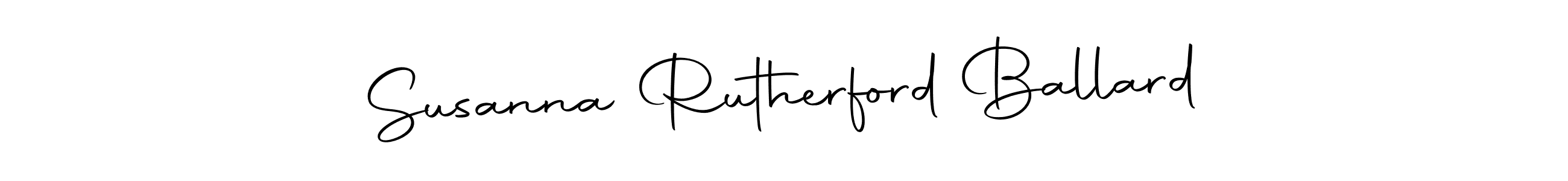76+ Susanna Rutherford Ballard Name Signature Style Ideas ...