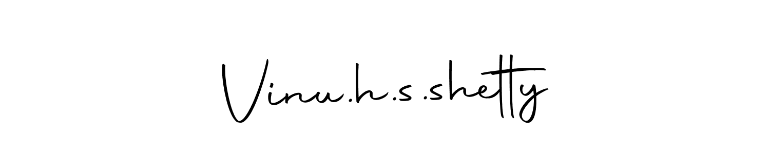 72+ Vinu.h.s.shetty Name Signature Style Ideas | Outstanding eSignature