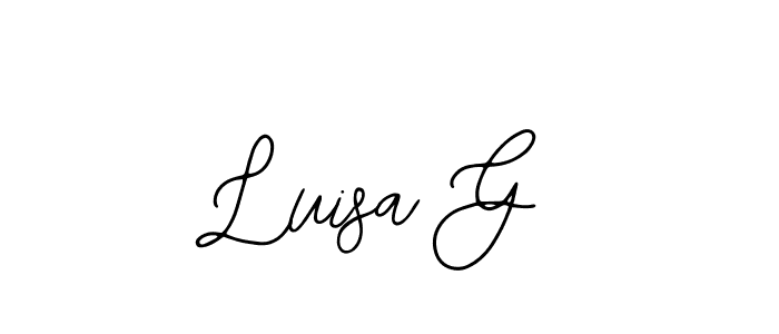 74+ Luisa G Name Signature Style Ideas | Amazing Digital Signature