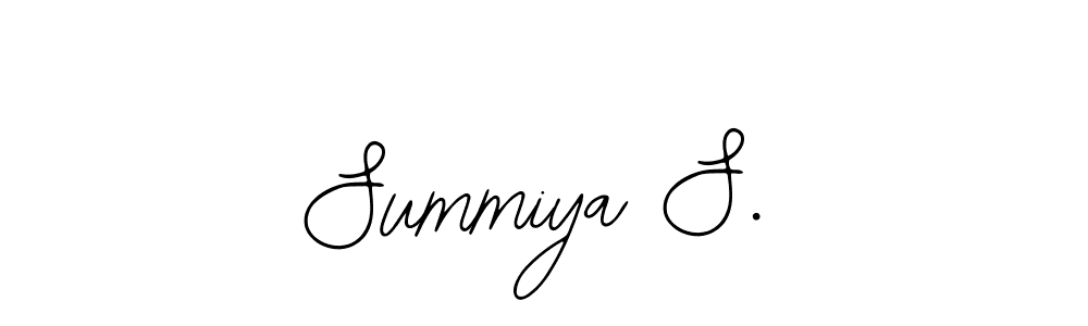 85+ Summiya S. Name Signature Style Ideas | Wonderful Digital Signature