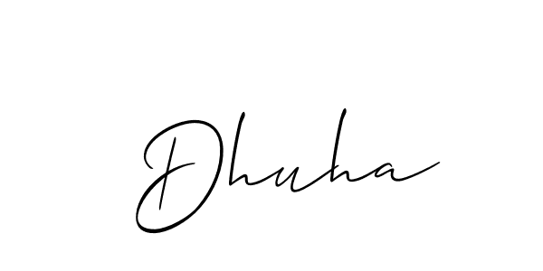 89+ Dhuha Name Signature Style Ideas | Special Electronic Sign