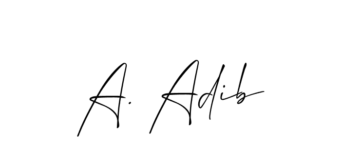 96+ A. Adib Name Signature Style Ideas | Superb Autograph