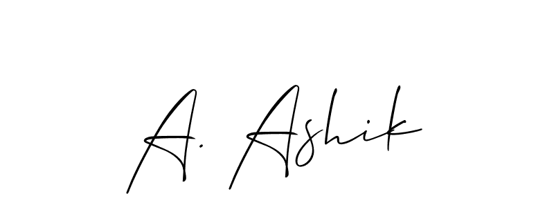 94+ A. Ashik Name Signature Style Ideas | Latest Digital Signature