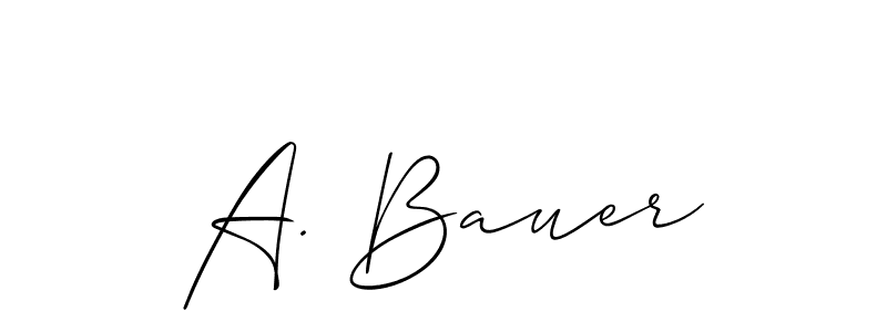 90+ A. Bauer Name Signature Style Ideas | Ideal Electronic Sign