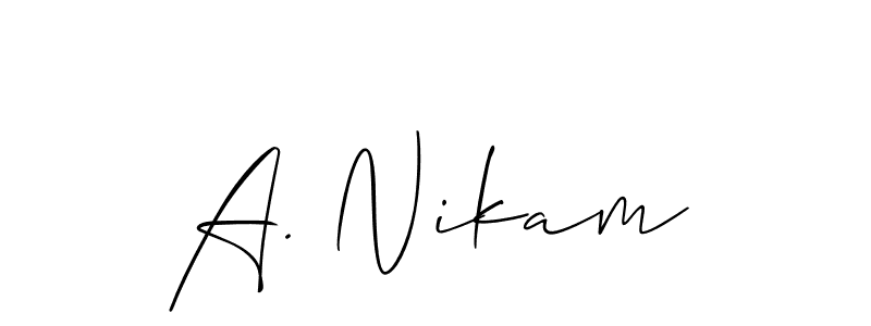 95+ A. Nikam Name Signature Style Ideas | Latest Electronic Signatures
