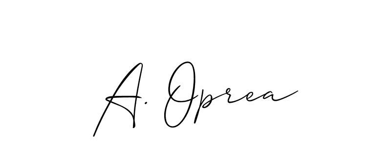 70+ A. Oprea Name Signature Style Ideas | Good Online Signature