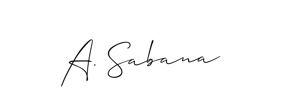 70+ A. Sabana Name Signature Style Ideas | Superb E-Sign