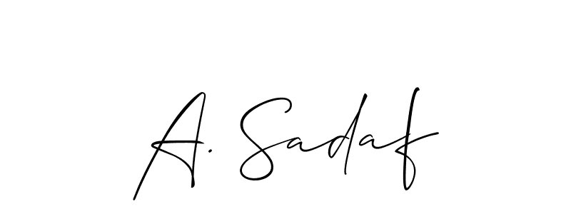 80+ A. Sadaf Name Signature Style Ideas | Ideal Online Signature
