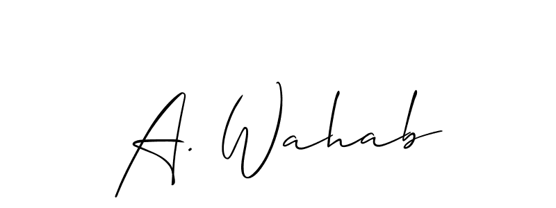 81+ A. Wahab Name Signature Style Ideas | Unique Online Autograph