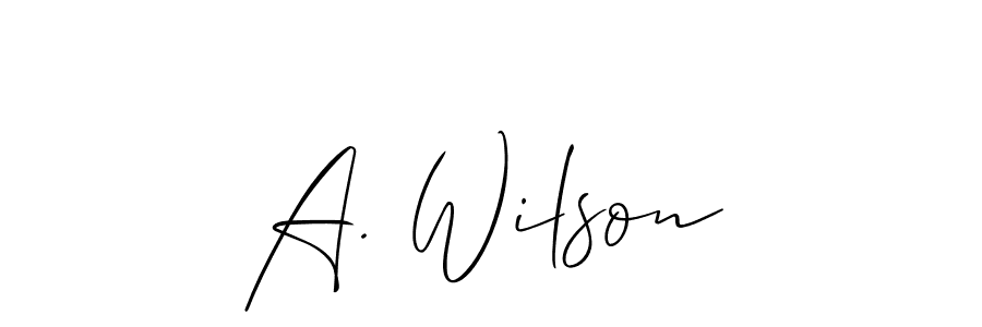 96+ A. Wilson Name Signature Style Ideas | Good eSign