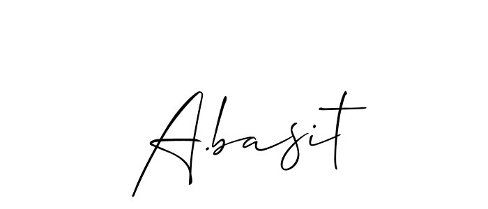85+ A.basit Name Signature Style Ideas | First-Class Online Autograph
