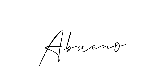 76+ A.bueno Name Signature Style Ideas | Cool Electronic Signatures