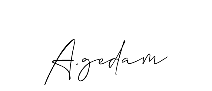 73+ A.gedam Name Signature Style Ideas | Awesome E-Signature
