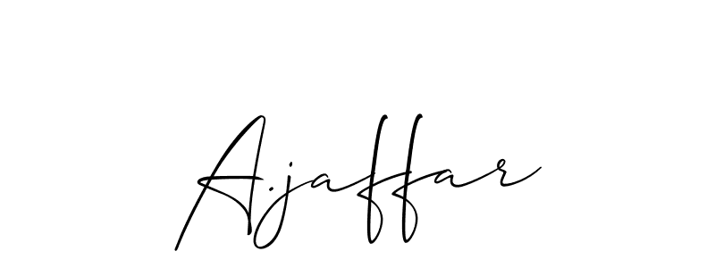86+ A.jaffar Name Signature Style Ideas | Outstanding Electronic Signatures
