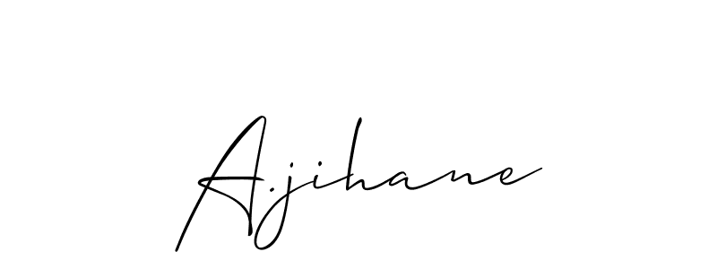 72+ A.jihane Name Signature Style Ideas | Ideal Name Signature