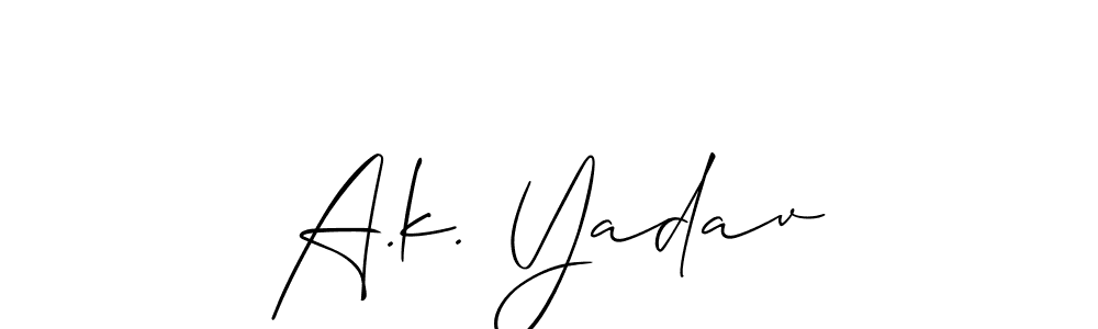 78+ A.k. Yadav Name Signature Style Ideas | FREE Digital Signature