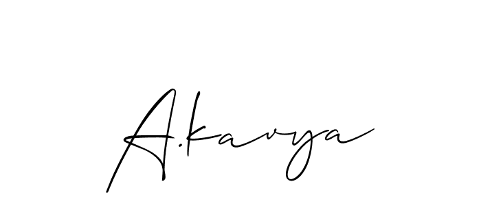 92+ A.kavya Name Signature Style Ideas | Great Name Signature