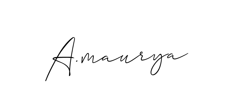 84+ A.maurya Name Signature Style Ideas | Wonderful Online Signature