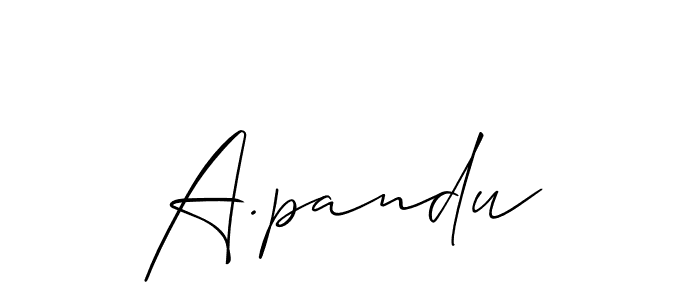 85+ A.pandu Name Signature Style Ideas | Good eSign