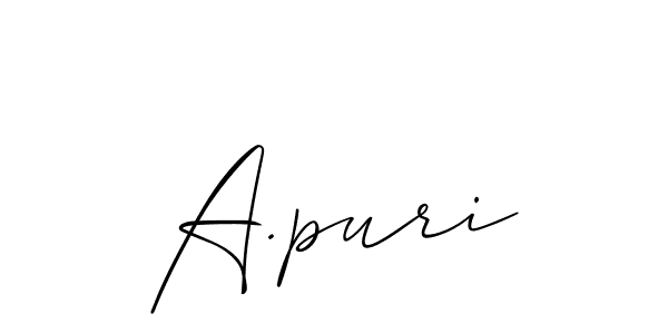 87+ A.puri Name Signature Style Ideas | Super Autograph