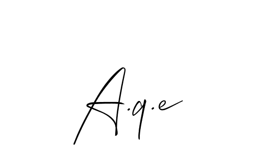 86+ A.q.e Name Signature Style Ideas | Unique Electronic Sign