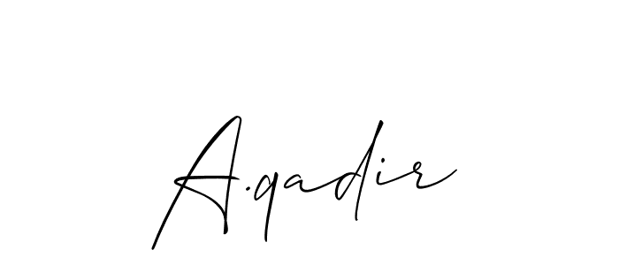 82+ A.qadir Name Signature Style Ideas | Cool E-Sign