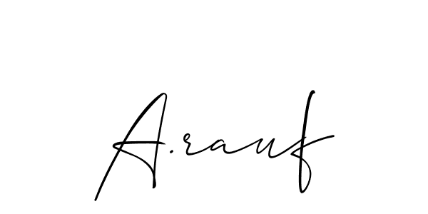 99+ A.rauf Name Signature Style Ideas | Fine eSignature