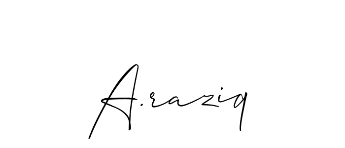 90+ A.raziq Name Signature Style Ideas | Professional Autograph