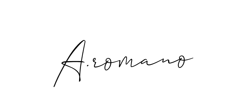 78+ A.romano Name Signature Style Ideas | Ultimate E-Sign