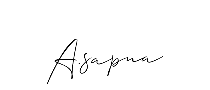 81+ A.sapna Name Signature Style Ideas | Free Name Signature