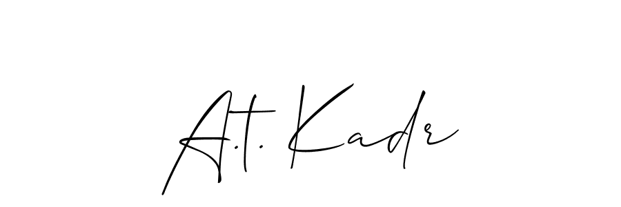 72+ A.t. Kadr Name Signature Style Ideas | Special Digital Signature