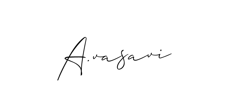 86+ A.vasavi Name Signature Style Ideas | Wonderful Digital Signature