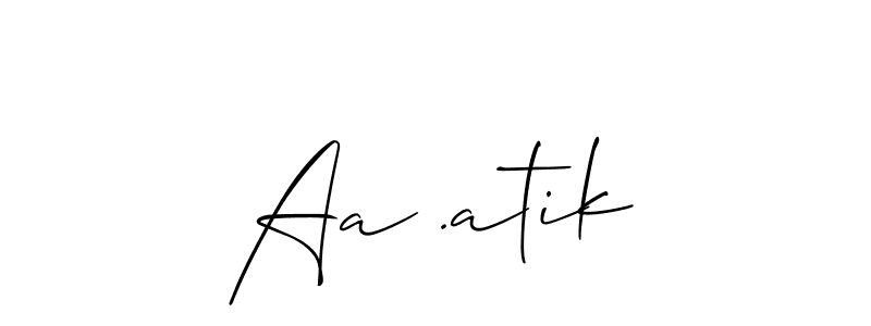 93+ Aa .atik Name Signature Style Ideas | Unique Digital Signature