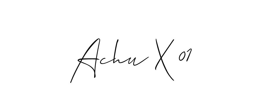 86+ Achu X 01 Name Signature Style Ideas | Professional Autograph