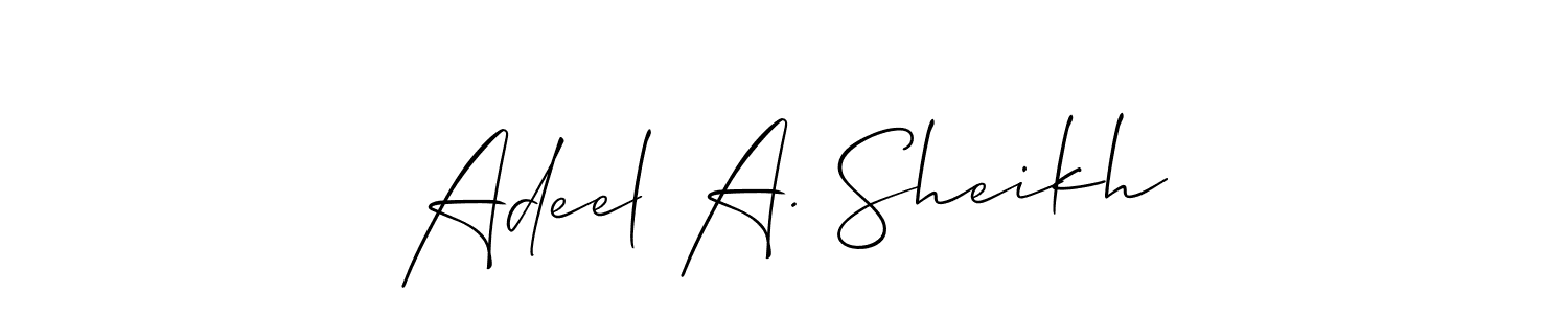 88+ Adeel A. Sheikh Name Signature Style Ideas | Superb E-Sign