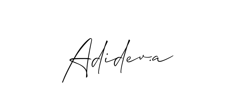 90+ Adidev.a Name Signature Style Ideas | Fine Electronic Signatures