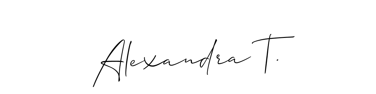 70+ Alexandra T. Name Signature Style Ideas | New Autograph