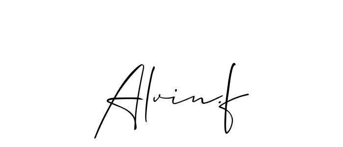 71+ Alvin.f Name Signature Style Ideas | Ultimate Digital Signature